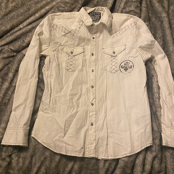 Affliction | Shirts | Mens Affliction Button Up Dress Shirt | Poshmark